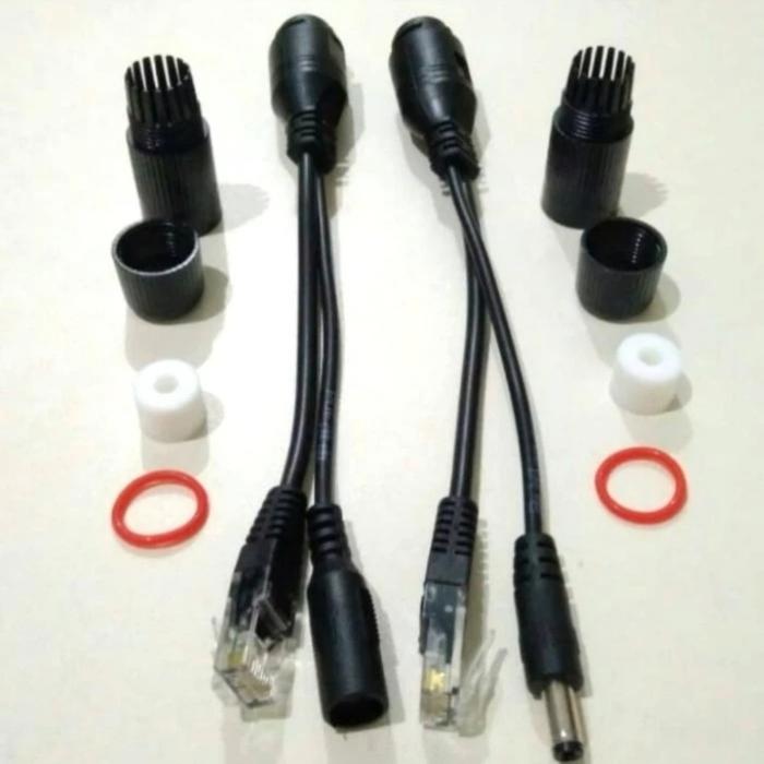 Jual kabel poe injector splitter/poe splitter waterproof/poe high ...