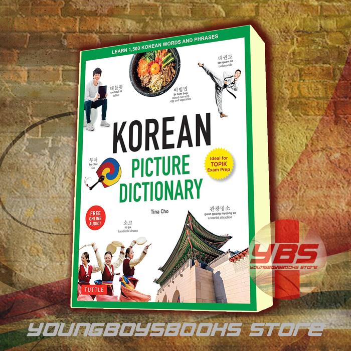 Jual Korean Picture Dictionary: Learn 1,500 Korean Words and Phrases ...