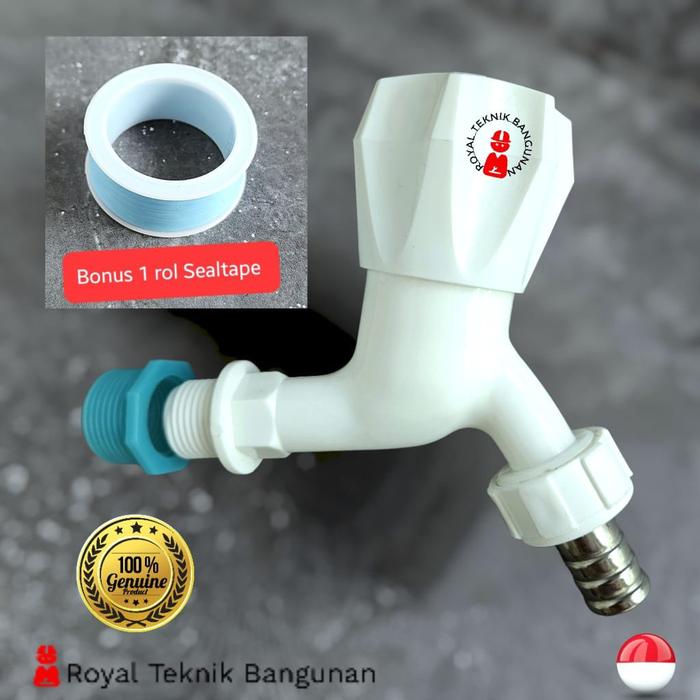 Jual Kran Air Taman Plastik PVC 1/2” 3/4” inch/ Keran Tanaman Kebun ...