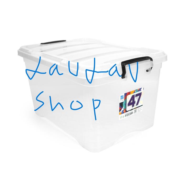 Jual Container Box Ezy CB 47 Liter Tebal Bening Transparan Kualitas ...