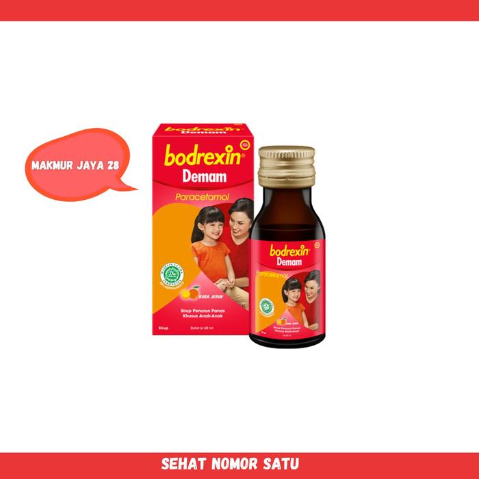 Jual Bodrexin Demam Paracetamol | Obat Penurun Panas pada Anak 60 mL ...