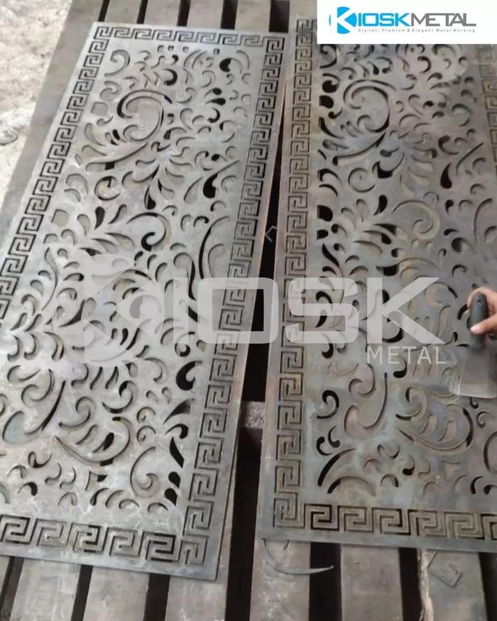 Jual Metal Cutting Laser Cutting Besi MS Per M2( Material, Design ...