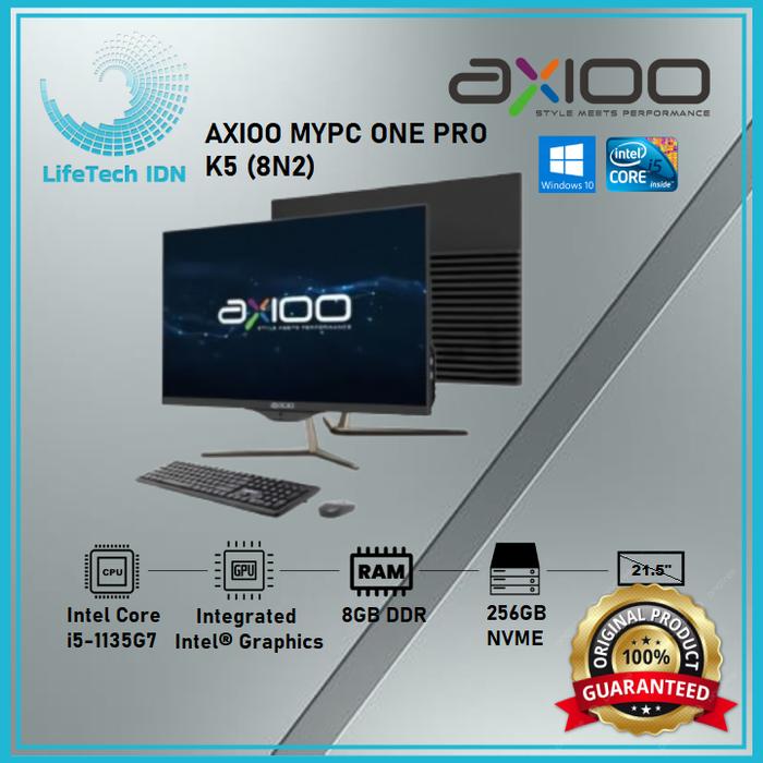 Jual AXIOO Mypc One Pro K5 (8N2) i5-1135G7 8GB 256GB W10 FHD PC TKDN RESMI - Kota Tangerang ...