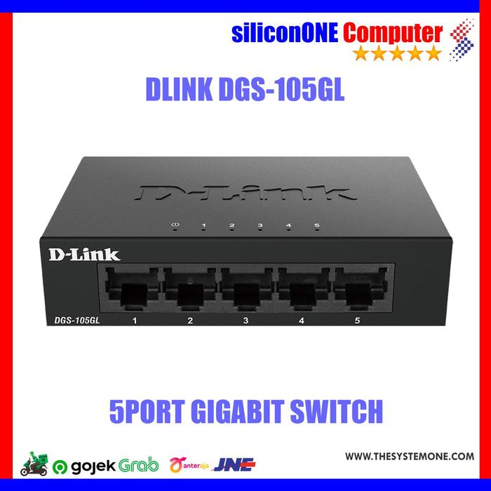 Jual DLINK DGS-105GL 5-Port Gigabit Ethernet Switch - Kota Bandung - silicon ONE Computer ...