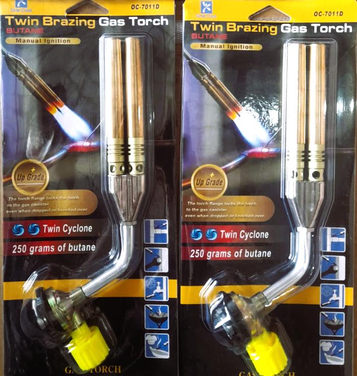 Jual Gas Torch twin Brazing / kepala las gas manual - Jakarta Barat ...