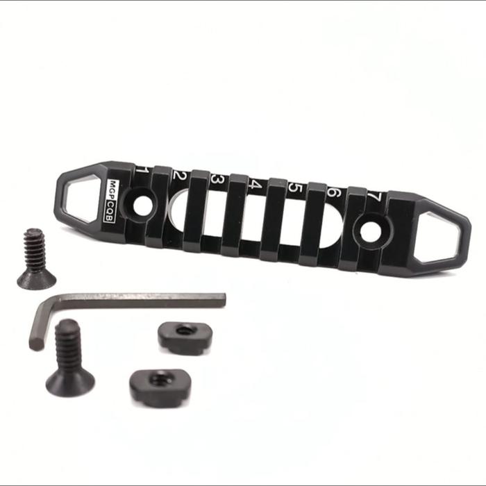 Jual Ris Ras Rail Mlok M LOK 3 Set Mounting Airsoft Aeg Gel Blaster WGB ...