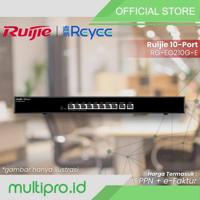 Promo Ruijie Reyee RG-EG210G-E 10-Port Gigabit Cloud Managed Gateway ...