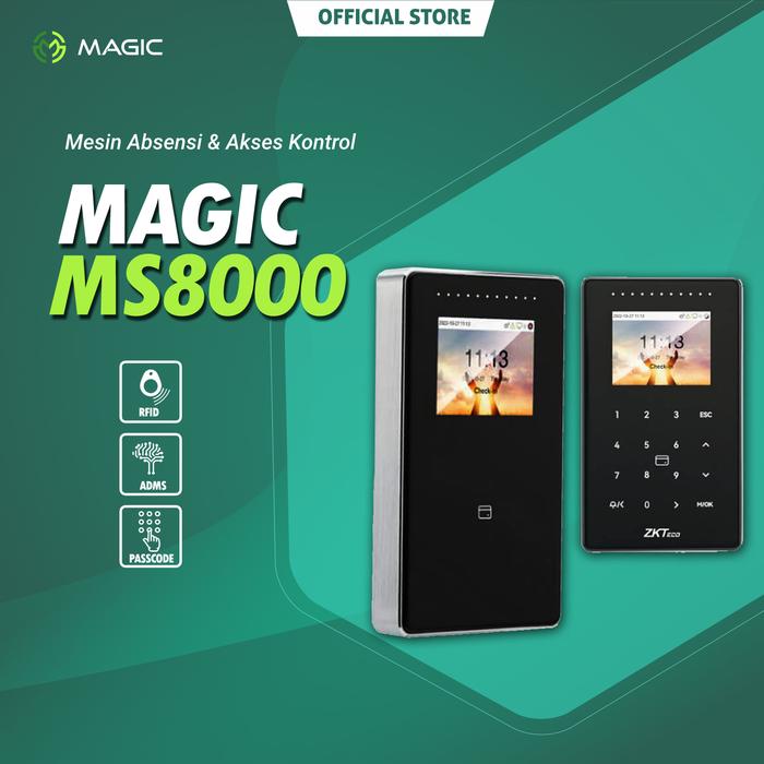 Jual Mesin Absen dan Akses Kontrol RFID Magic MS8000 | IP65 Waterproof ...