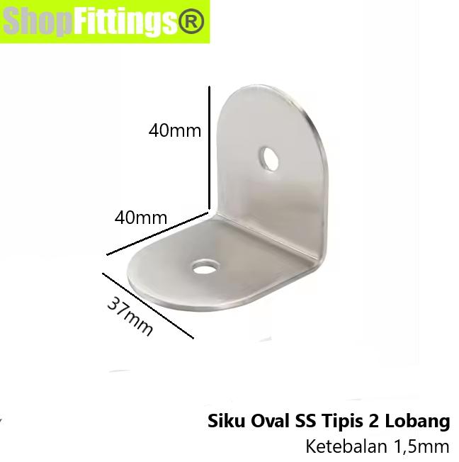 Jual Siku Plat Ambalan L Joint Right Angle Bracket Fastener Corner ...