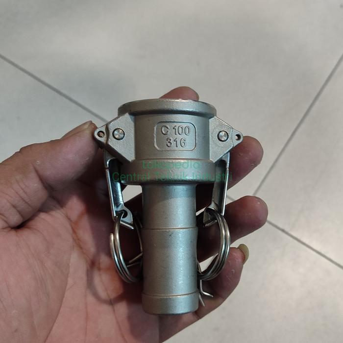 Jual Camlock Stainless Steel ss316 Type C 100 (Camlock selang) 1" inch ...