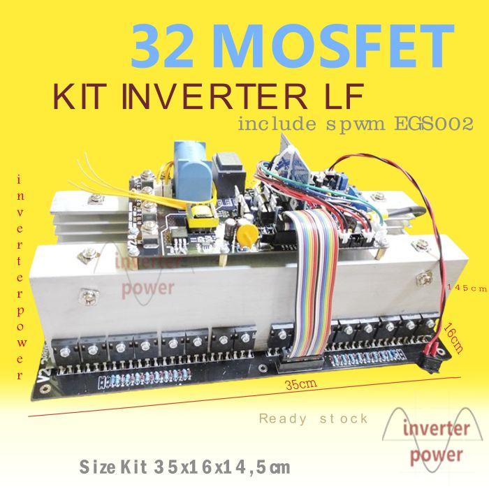 Jual Inverter Kit EGS002 32 Fet Besar puresinewave module Egs 002 ...