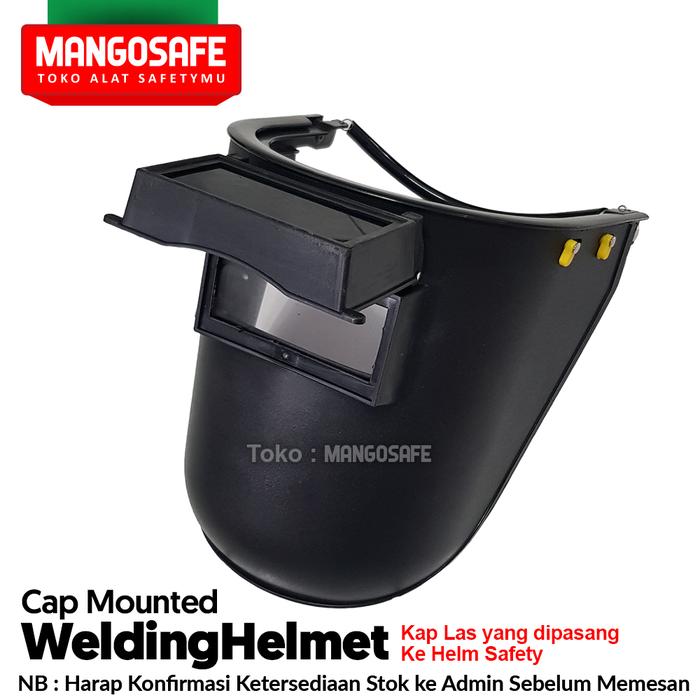 Jual Kap Las Helm Safety Welding Helmet Topeng Las Sambungan ke Helm ...