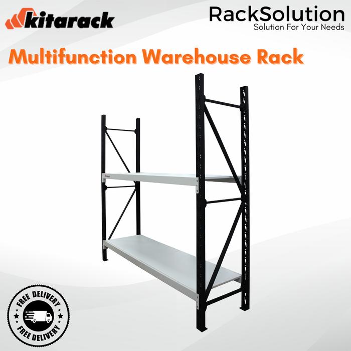 Jual Rak Gudang Besi 1 Ton / Layer Heavy Duty Starter Rack 2 Meter ...