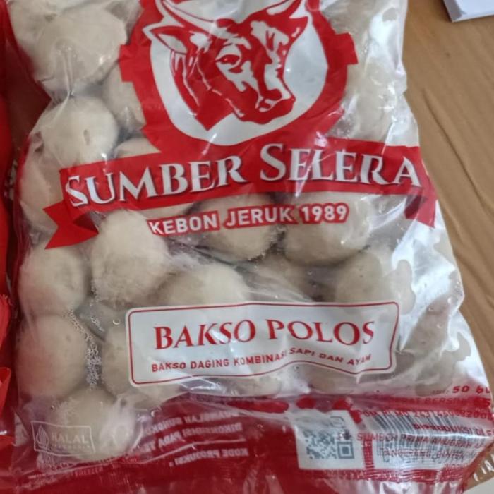 Jual bakso baso sapi beef meatball sumber selera kebon jeruk polos isi ...