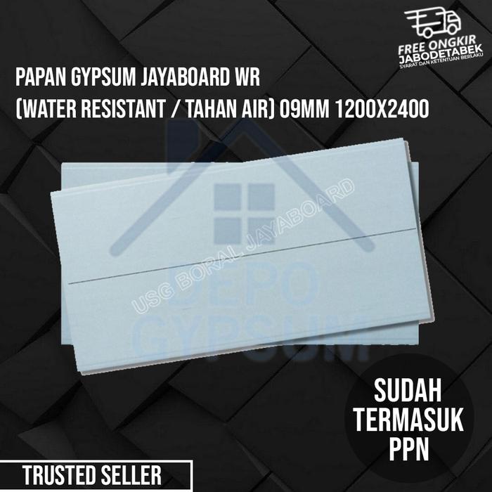 Jual Papan Gypsum Jayaboard WR (Water Resistant / Tahan Air) 09mm ...