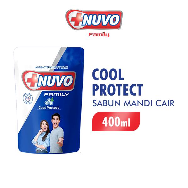 Promo Nuvo Family Sabun Mandi Cool Protect Sensasi Dingin 400 ml - Kab ...