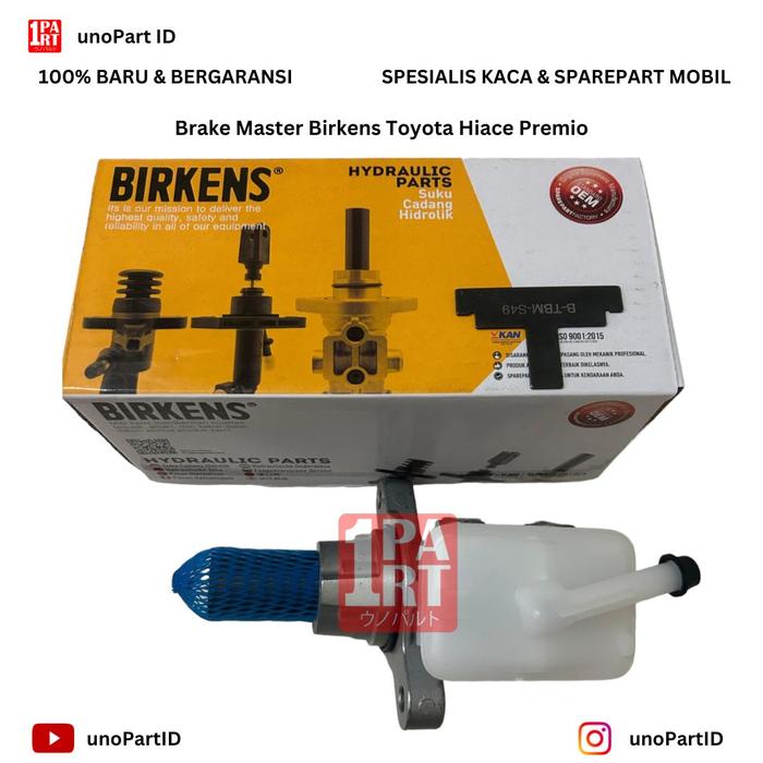 Jual Brake Master Rem Toyota Hiace Premio Birkens Original 47201-26870 ...