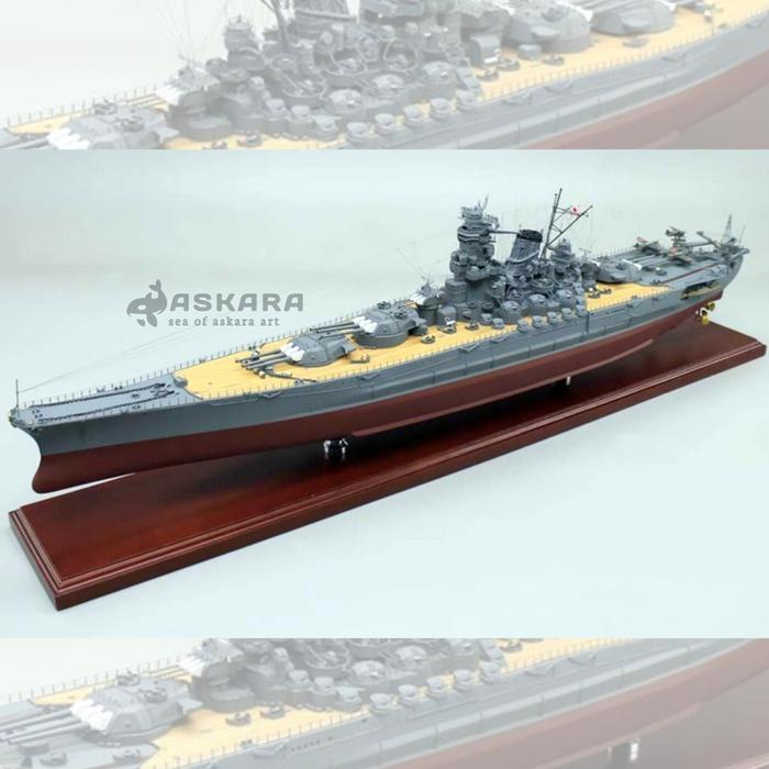 Jual Miniatur Kapal Perang IJN Yamato / Battleship IJN Yamato - Kota Banjar - AskaraArt | Tokopedia