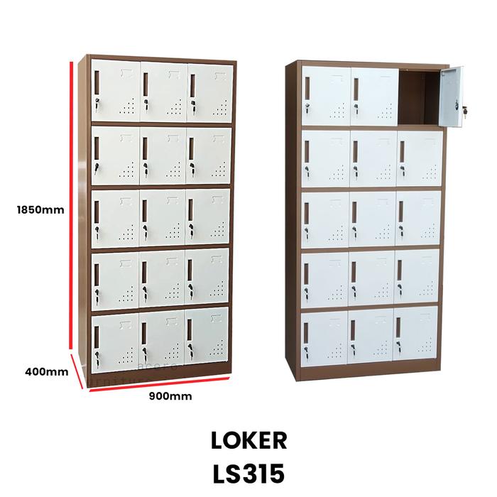 Jual Loker Besi 15 Pintu - Locker Besi - Kota Bandung - Indo Utama ...