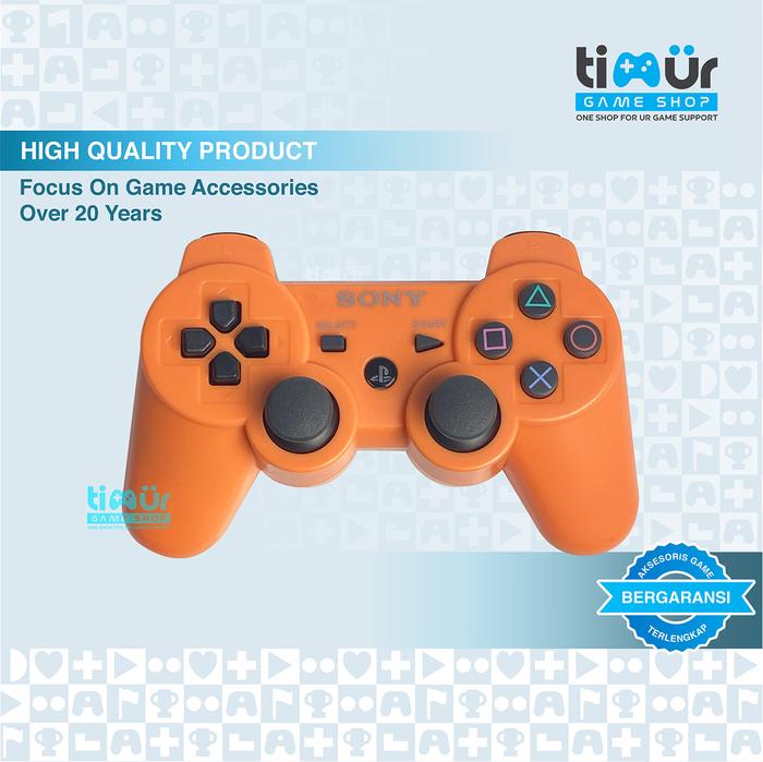Promo Stik Stick PS3 Original Ori Pabrik Wireless Warna Orange TANPA ...