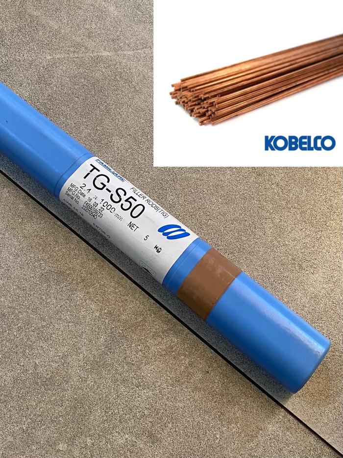 Jual KOBE ER70S 2.4mm TG S50 2.4mm 5kg FAMILIARC ER70 ER70S Kawat Las TIG Argon Besi - Kota ...