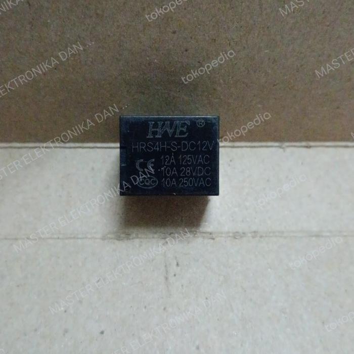 Jual 7273 relay relai hwe hrs4h-s-dc12v 5kaki 5pin 5 pin kaki 12v ...