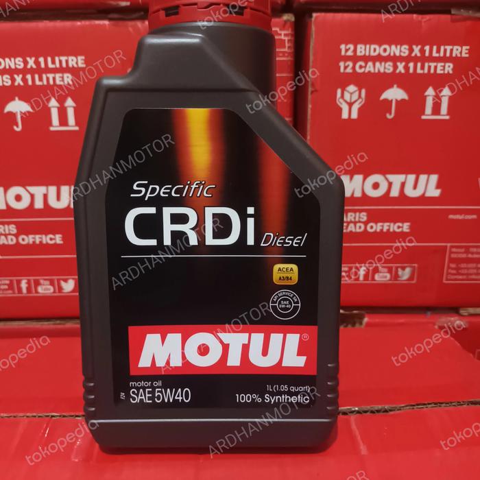 Promo OLI MOTUL CRDI Diesel 5w-40 1L Barcode || INOVA, PAJERO, - Kab ...