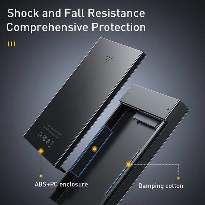 Jual Baseus Casing Enclosure Hard Disk External 2.5 Sata To Usb Type-c ...