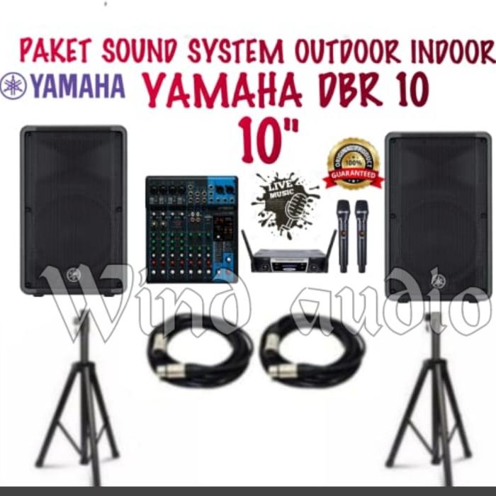 Jual PAKET SOUND SYSTEM OUTDOOR INDOOR CAFE RESTO AULA YAMAHA DBR 10 ...