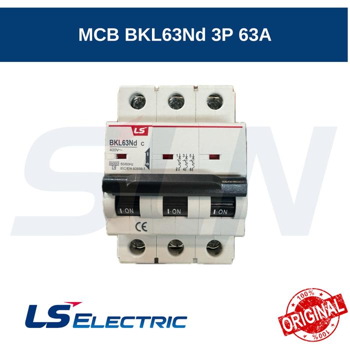 Jual MCB BKL63Nd 3P 3PHASE 63A Ampere 6kA LS Electric - Jakarta Pusat - Sentral Listrik Niaga ...