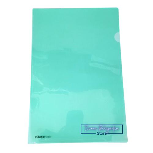 Jual Map L interX Clear Sleeve Tebal Folio F4 Map Plastik Bening Map ...