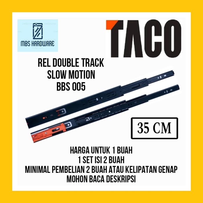 Jual Taco Rel Laci Double Track Slow Motion 37mm / Rel Laci BBS 005 / ...