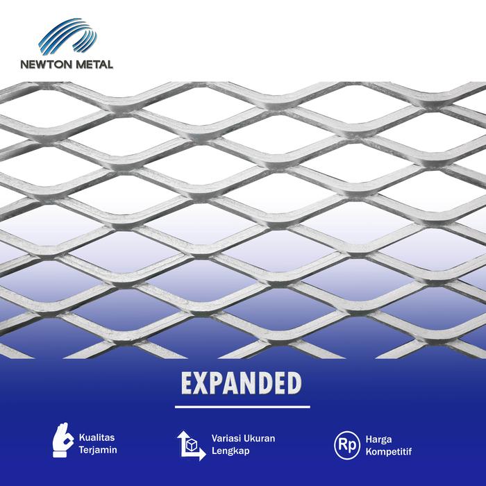 Jual Plat Expanded Besi I Expanded Metal Mesh 1.2 x 2.4 Mtr - Kota Surabaya - Newton Metal ...