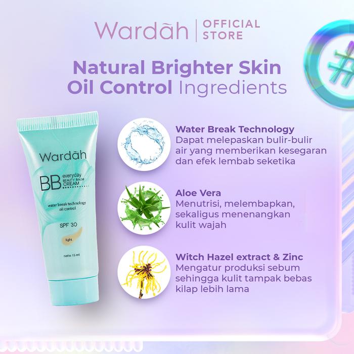 Jual Wardah Everyday Bb Cream Spf 30 - 15ml & 30ml - Light 30ml Di ...