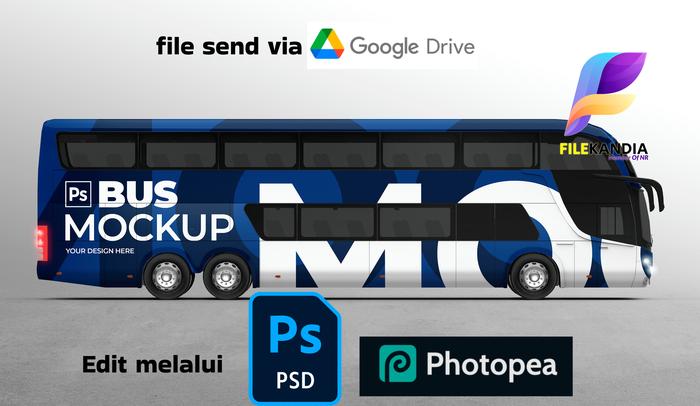 Jual Bus Mockup file psd / photoshop - Kab. Bekasi - filekandia | Tokopedia
