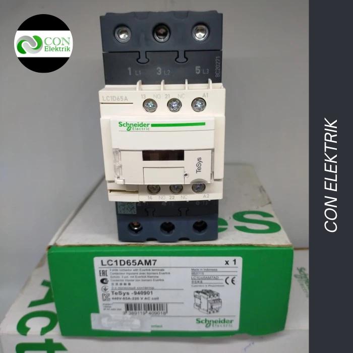 Jual CONTACTOR LC1D65AM7 coil 440V-65A-220 V AC Schneider - Jakarta ...