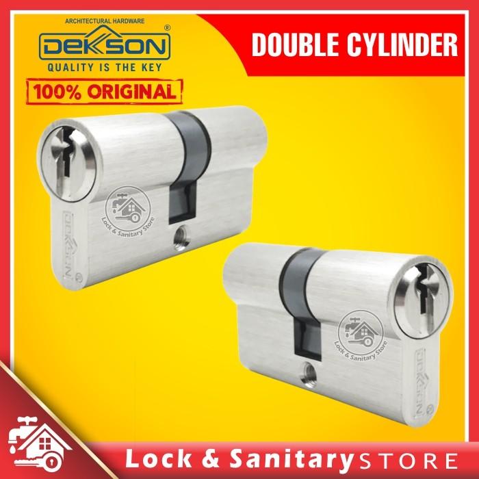Jual Dekson /Dekkson CYL DC DL 60MM SN Double Cylinder Silinder Kunci Pintu - DKS 70MM STD ...