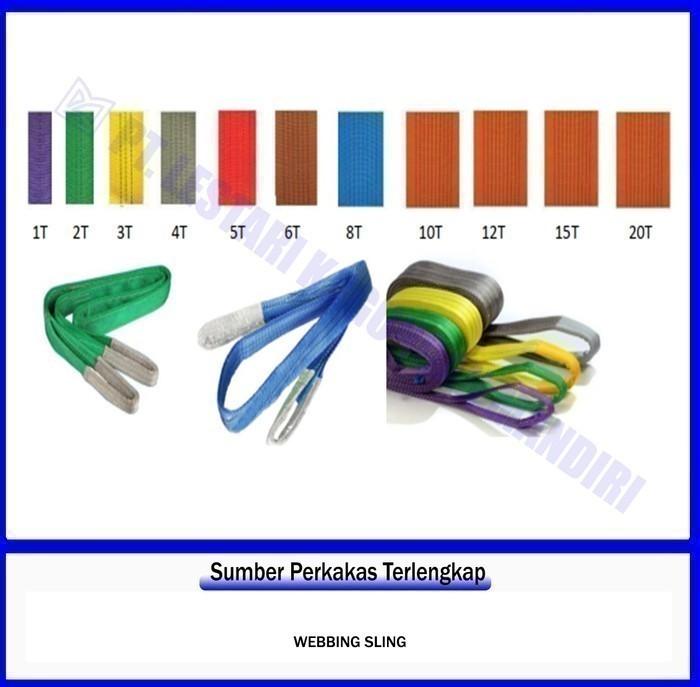 Jual Tali Angkat / Webbing Sling Flat Ukuran 3T,10M Merk OPT - Jakarta Selatan - Sumber Perkakas ...