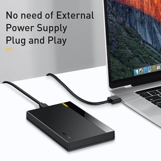 Jual Baseus Casing Enclosure Hard Disk External 2.5 Sata To Usb Type-c ...