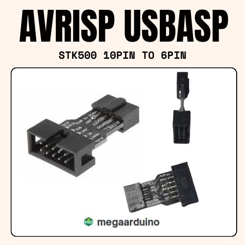 Jual AVRISP / USBasp / STK500 10PIN to 6PIN standard conversion seat ...