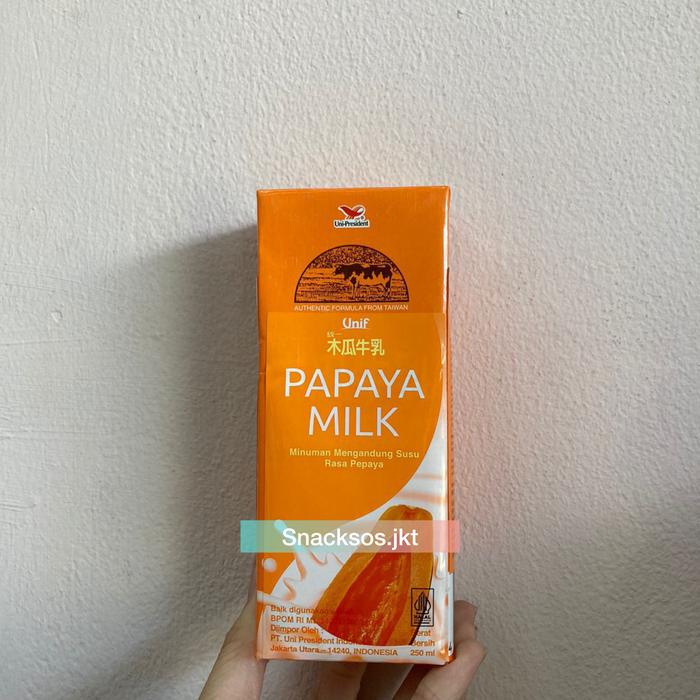 Jual UNIF PAPAYA MILK- SUSU PEPAYA THAILAND - Jakarta Utara - snacksos ...