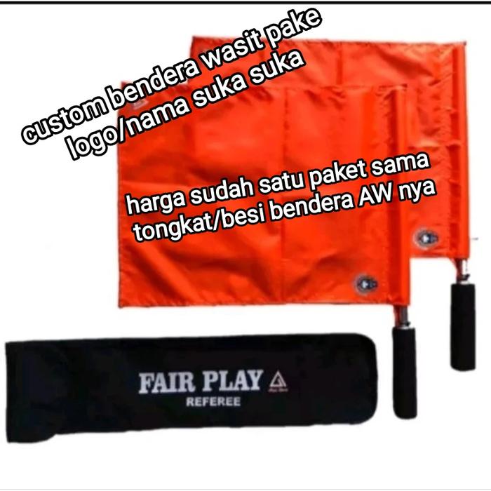 Jual CUSTOM BENDERA AW SABLON NAMA ATAU LOGO D BENDERA WASIT SUKASUKA ...