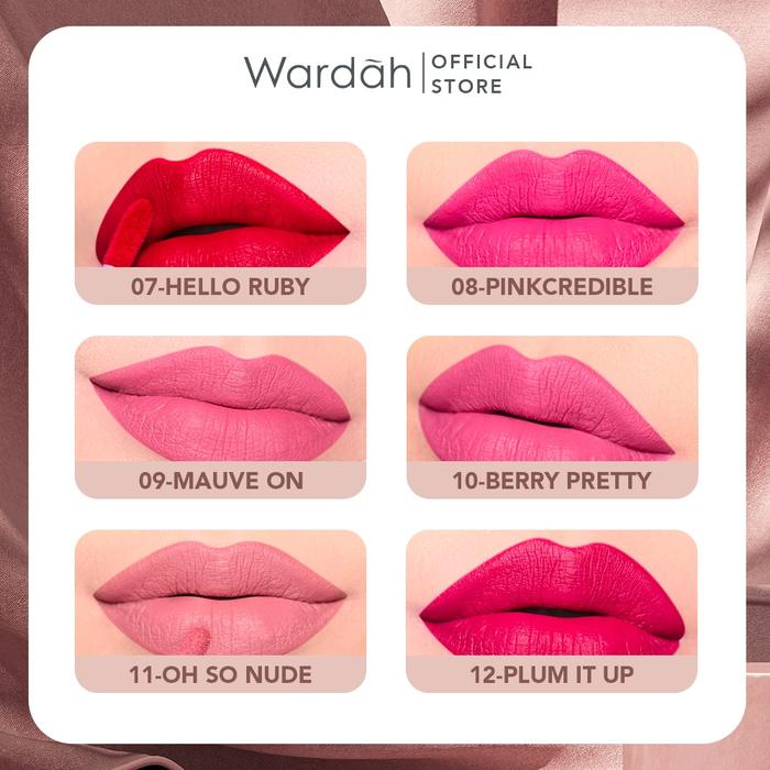 Jual Wardah Exclusive Matte Lip Cream Original Part 2 Di Seller Yama ...