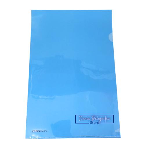 Jual Map L interX Clear Sleeve Tebal Folio F4 Map Plastik Bening Map ...