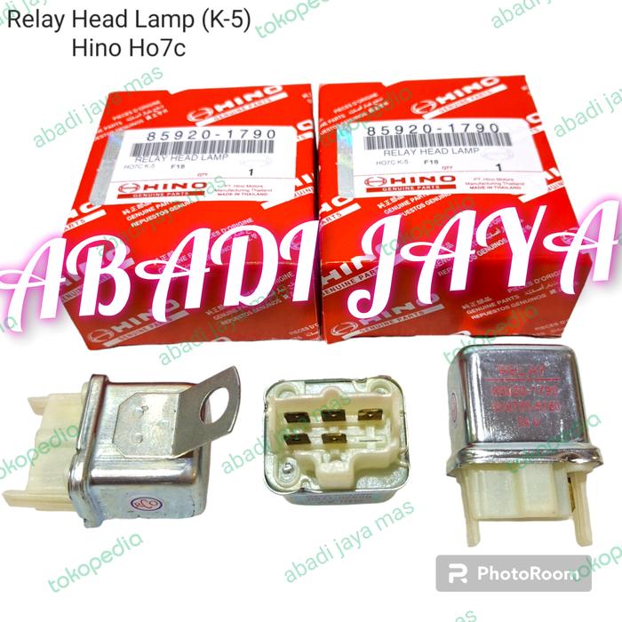 Jual RELAY LAMPU HINO HO7C 24 VOLT KAKI 5 - Jakarta Utara - abadi jaya mas | Tokopedia