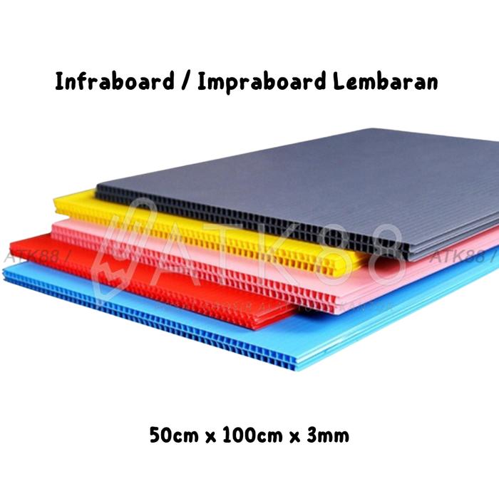 Jual Infraboard / Impraboard Lembaran 50 x 100 cm - Biru - Kota Bandung ...