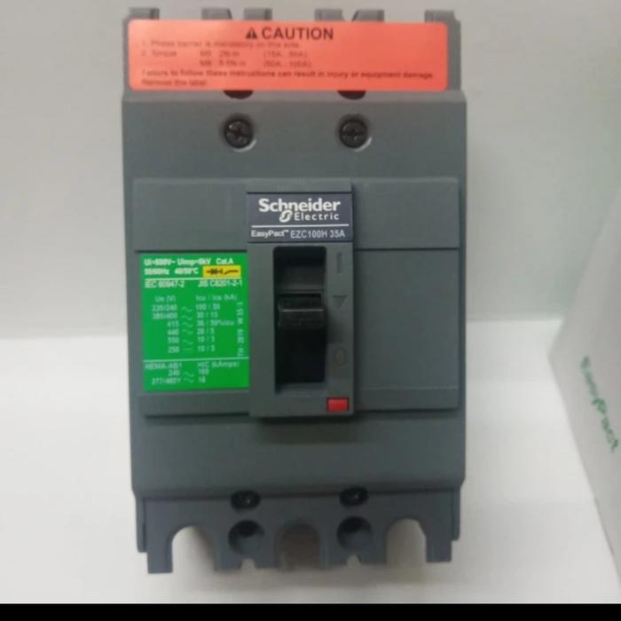 Jual Mccb Schneider 35A 3 Phase EZC100H - Jakarta Pusat - chua elektrik | Tokopedia