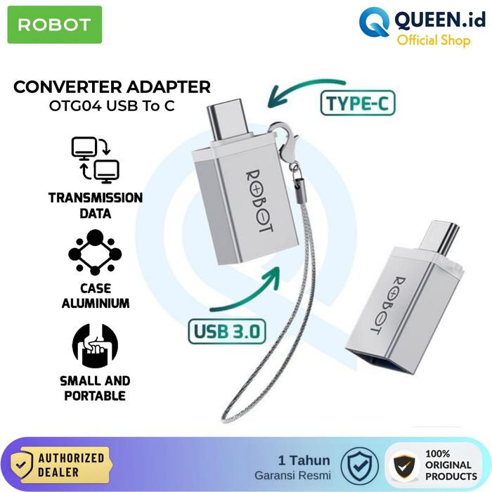 Jual ROBOT RT-OTG04 Converter Adapter USB 3.0 TO USB TYPE C OTG usb - Kab. Tangerang - QUEEN id ...