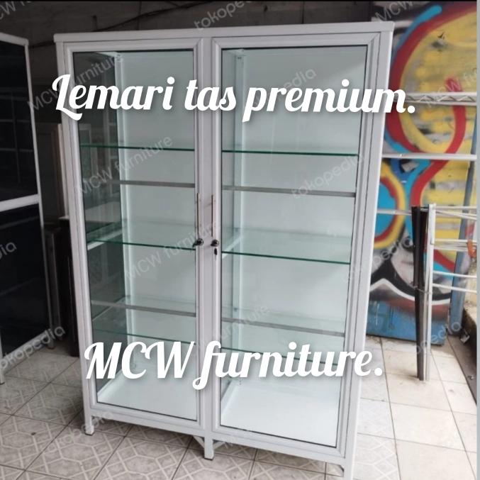Jual CUSTOM LEMARI PAJANGAN FULL ALUMINIUM+KACA/DISPLAY CABINET/LEMARI ...