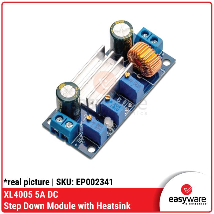 Jual XL4005 5A DC DC Step Down Module with Heatsink - Kota Bandung - EasyWare Electronics ...